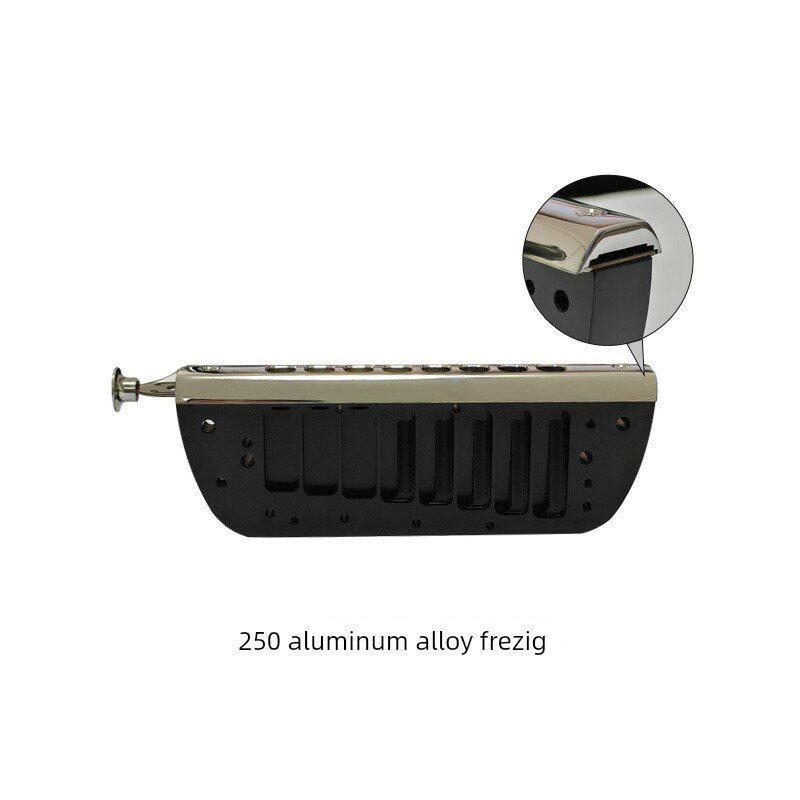 HOHNER 250 Алюминиевый набор комба для хроматической гармоники с 8 отверстиями и T-образным ртом