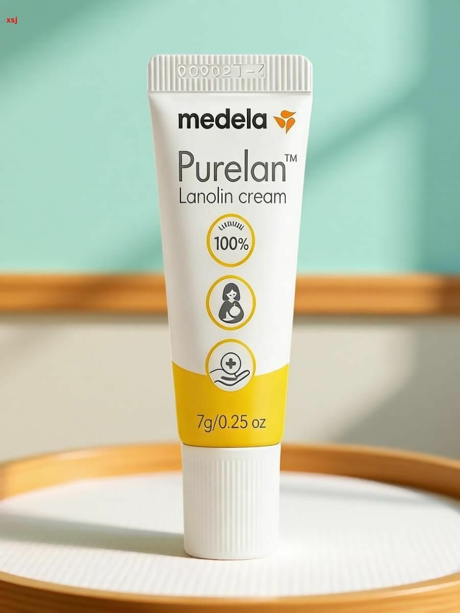 Увлажняющий ланолиновый крем 7 г для ухода за сосками, губами и сухой кожей, питание и смягчение