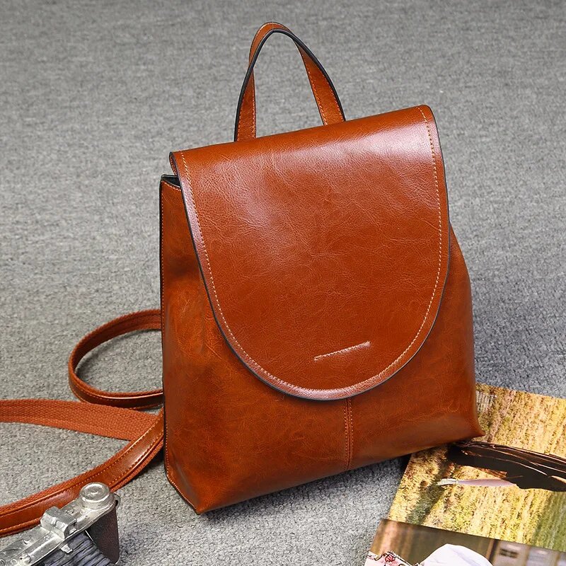 Женский рюкзак Brown из искусственной кожи