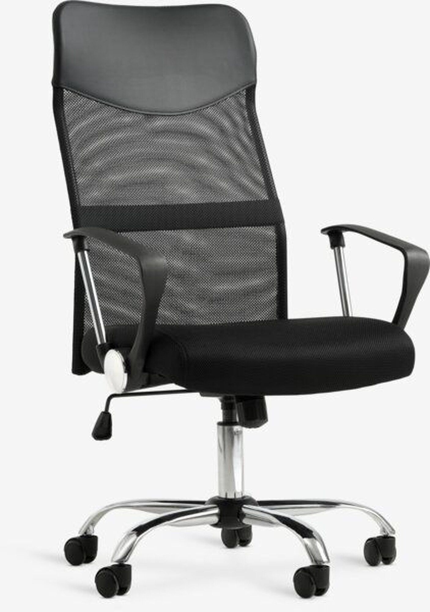 Офисное кресло Jysk BILLUM цвет черный ткань Ш61 x В109-119 x Г62 см