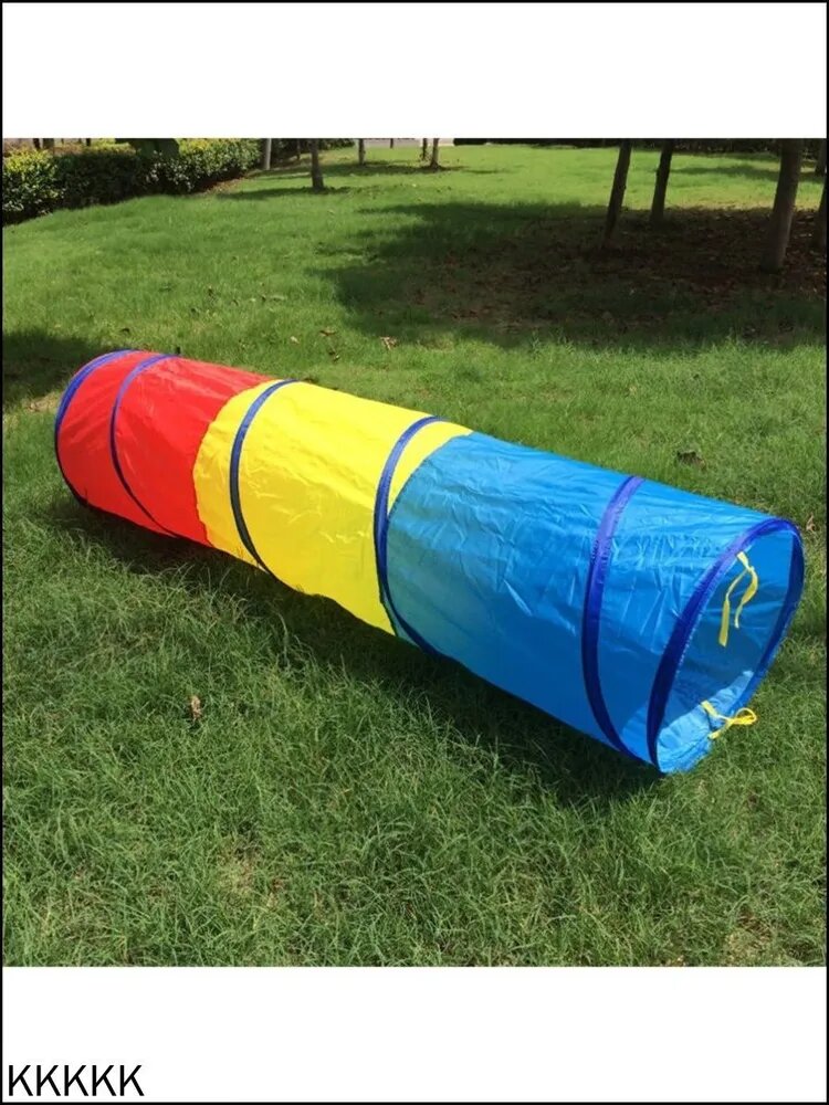 Игровой тоннель для детей Краски Складной туннель для игр на улице