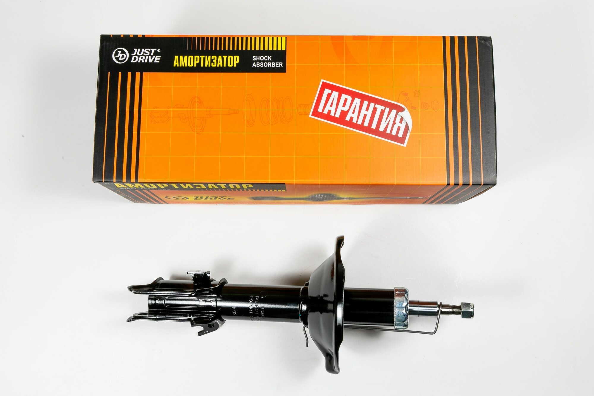 JUST DRIVE Амортизатор газомасляный передний левый для SUBARU Impreza (GG) 00- ;