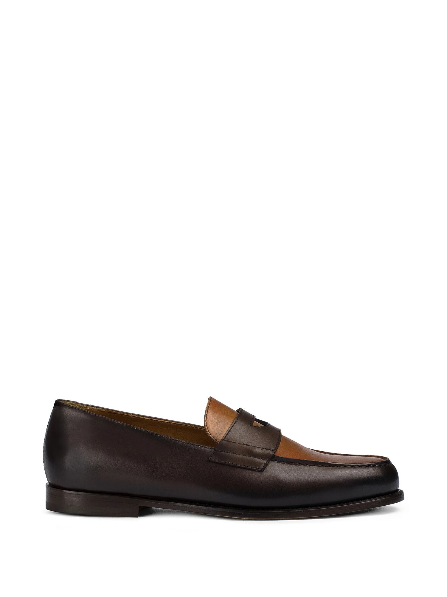 Лоферы Two-tone leather loafers