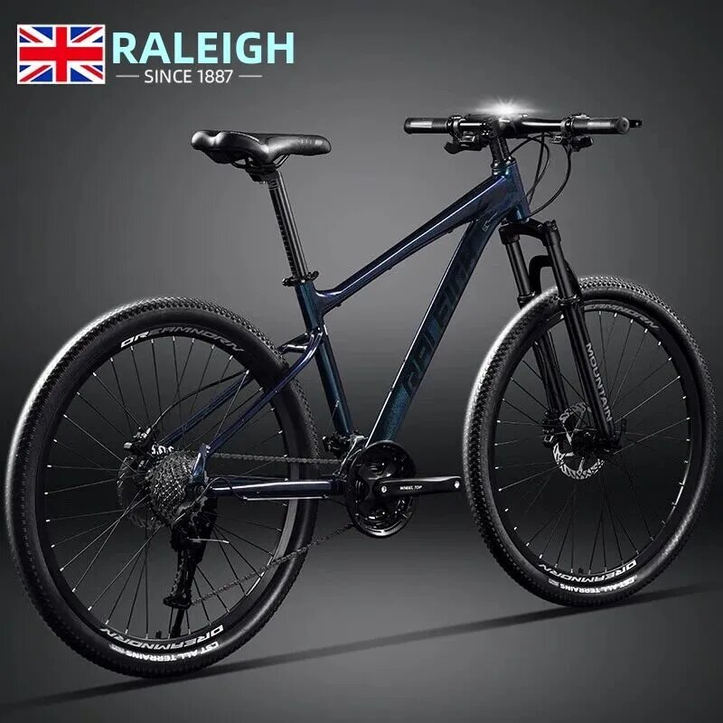 RALEIGH Велосипед Горный, Туристический, RALEIGH； Серия Blizzard; 24 скорости; рама из алюминиевого сплава; горный велосипед унисекс; 27.5 дюймов; подходит для роста 175-190 см；