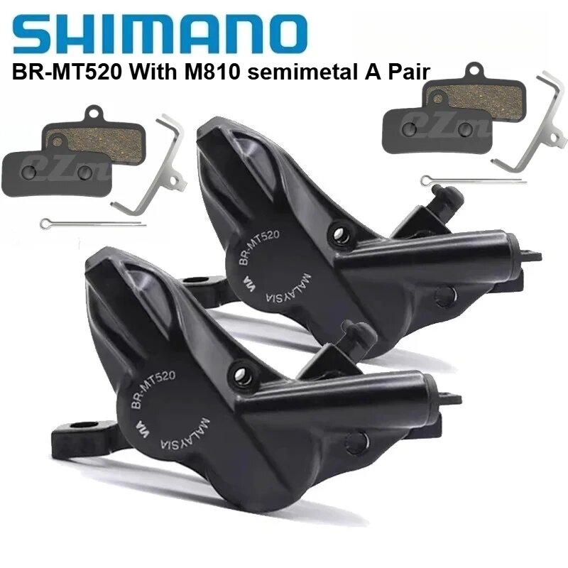 Тормозные механизмы SHIMANO MT420/MT520 для горного велосипеда MT520 M810 semi 2Pc
