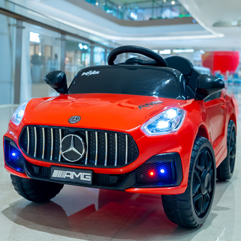 Большой детский электромобиль, четырехколесный внедорожник, игрушечная машинка с дистанционным управлением для детей, вмещающая ребенка, детская качалка.