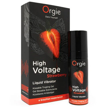 Возбуждающий гель Orgie High Voltage Strawberry, 15 мл Усиленный эффект, клубничный вкус
