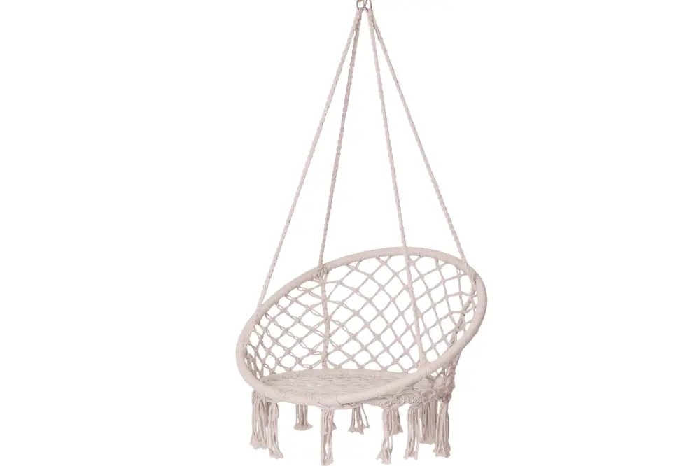Подвесное кресло-гамак dia80 одноместное белый