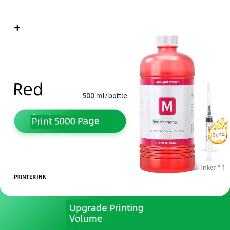 Чернила для HP DeskJet 63xl, красный, 500 мл, примерно 5000 страниц, совместимы с принтерами HP 2130 3630 2131