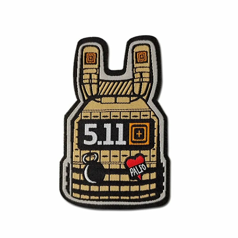 Тактическая нашивка 3D PVC "5.11 Paleo" Цвет: 09- Woven labels