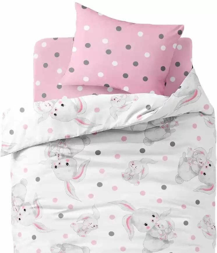 Комплект постельного белья Василек Юниор, для новорожденных, 40х60 см, простынь на резинке 80х160х25 см, поплин 150