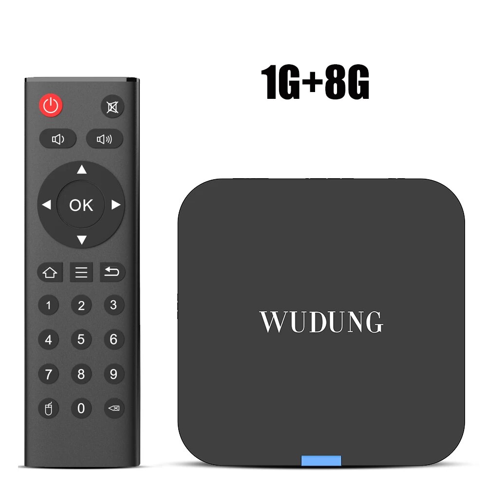 Wudung TX1 Android Mini TV Box Allwinner H313 Поддержка 4K HD 2,4G Wi-Fi Smart TV Box Медиаплеер 2G 16G Set Top Box