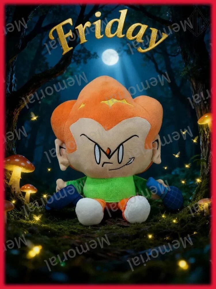 Мягкая игрушка Pico из Friday Night Funkin (FNF) плюшевая игрушка