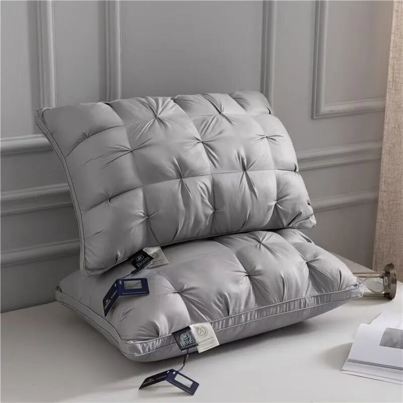 Miss Mari Home textile Подушка 50x70 см 1 шт микрогель Средняя жесткость гипоаллергенная, с эффектом памяти