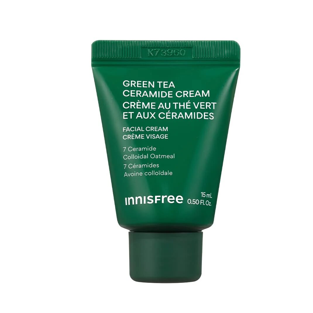 Крем Innisfree "Green Tea Ceramide", интенсивное увлажнение, 15 мл