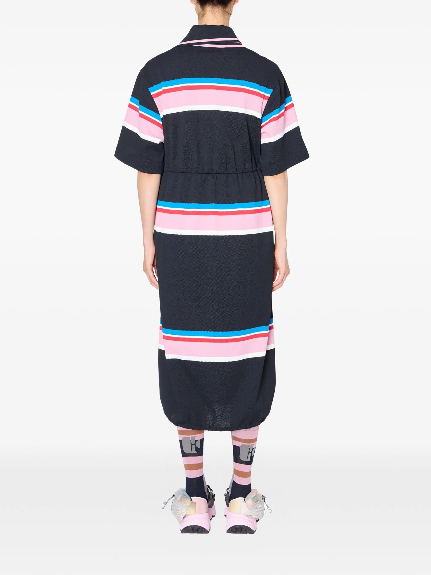 Платье Kolor Striped drawstring midi dress, размер 46 — фото 1