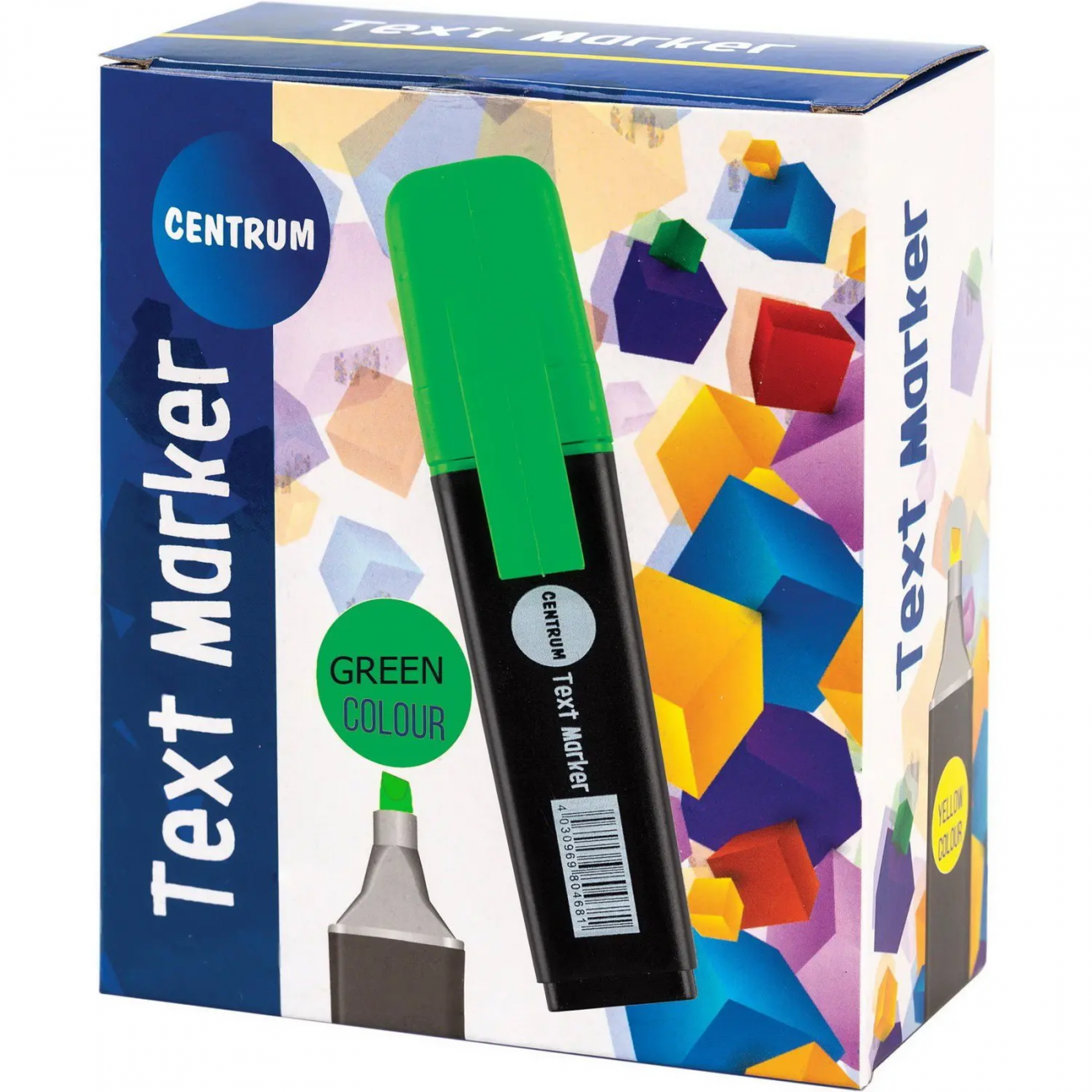 CENTRUM Маркер зеленый текстовыделитель 80250