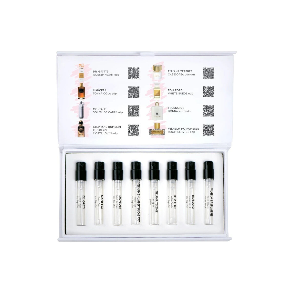 Набор парфюмов Aroma Box "Так пахнет Любовь 2.0", 8 ароматов, 1.5 мл