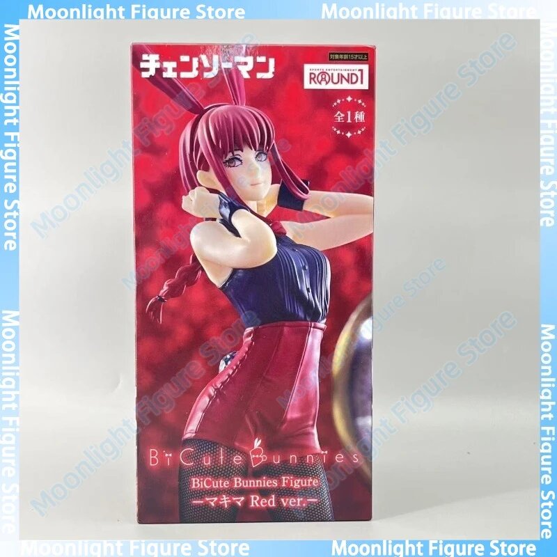 В наличии FuRyu BiCute Bunnies Makima Bunny Girl Desktop Cute Dolls Аниме Фигурка Игрушка Подарочная Модель Коллекция