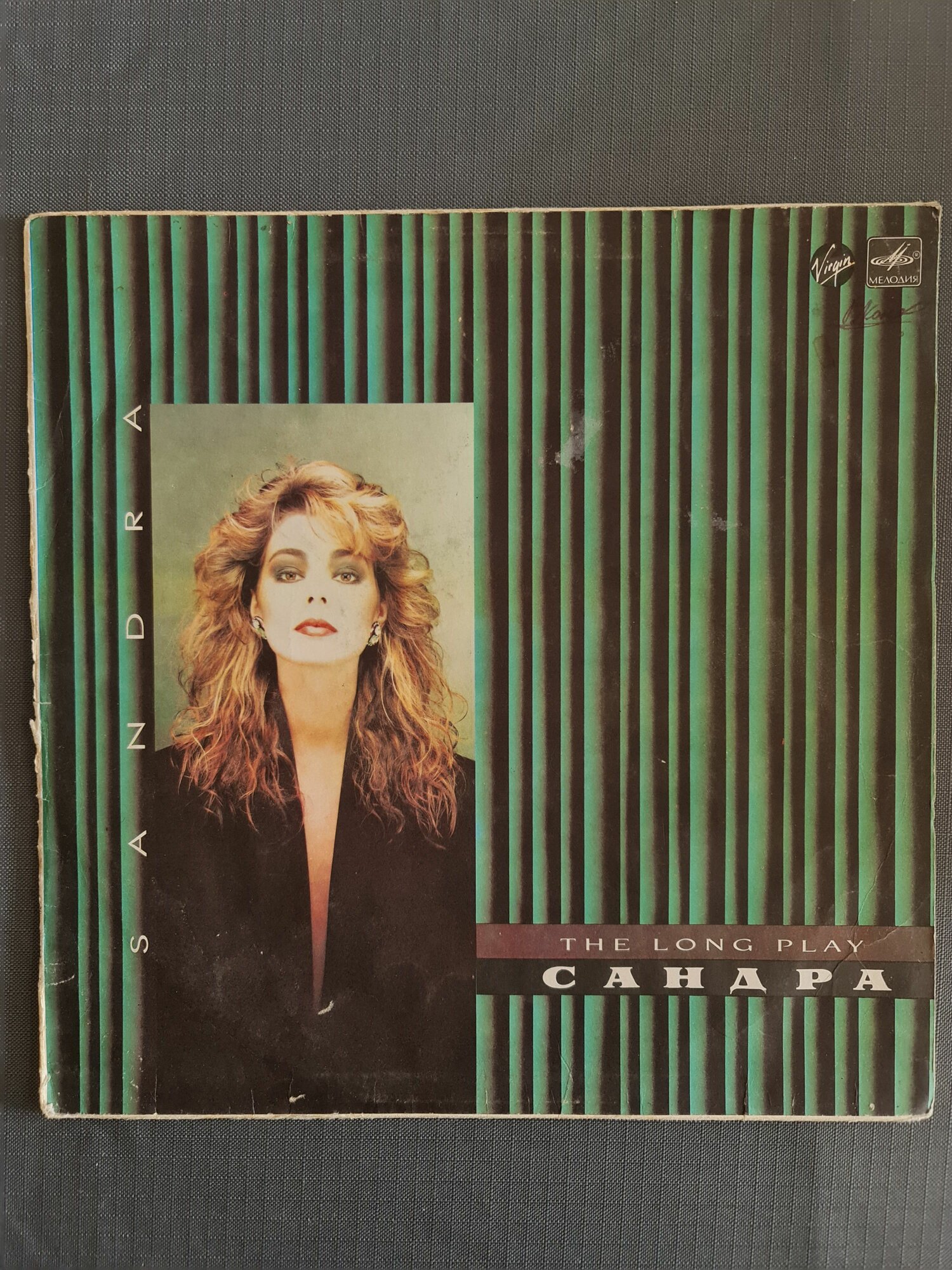 LP 12" Сандра (Sandra) - Long Play (In the Heat of the Night, Maria Magdalena) виниловая винтажная пластинка EX-/VG+