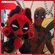 Мягкая игрушка Deadpool в виде красного плюшевого мишки. Высота 30 см, для всех ...