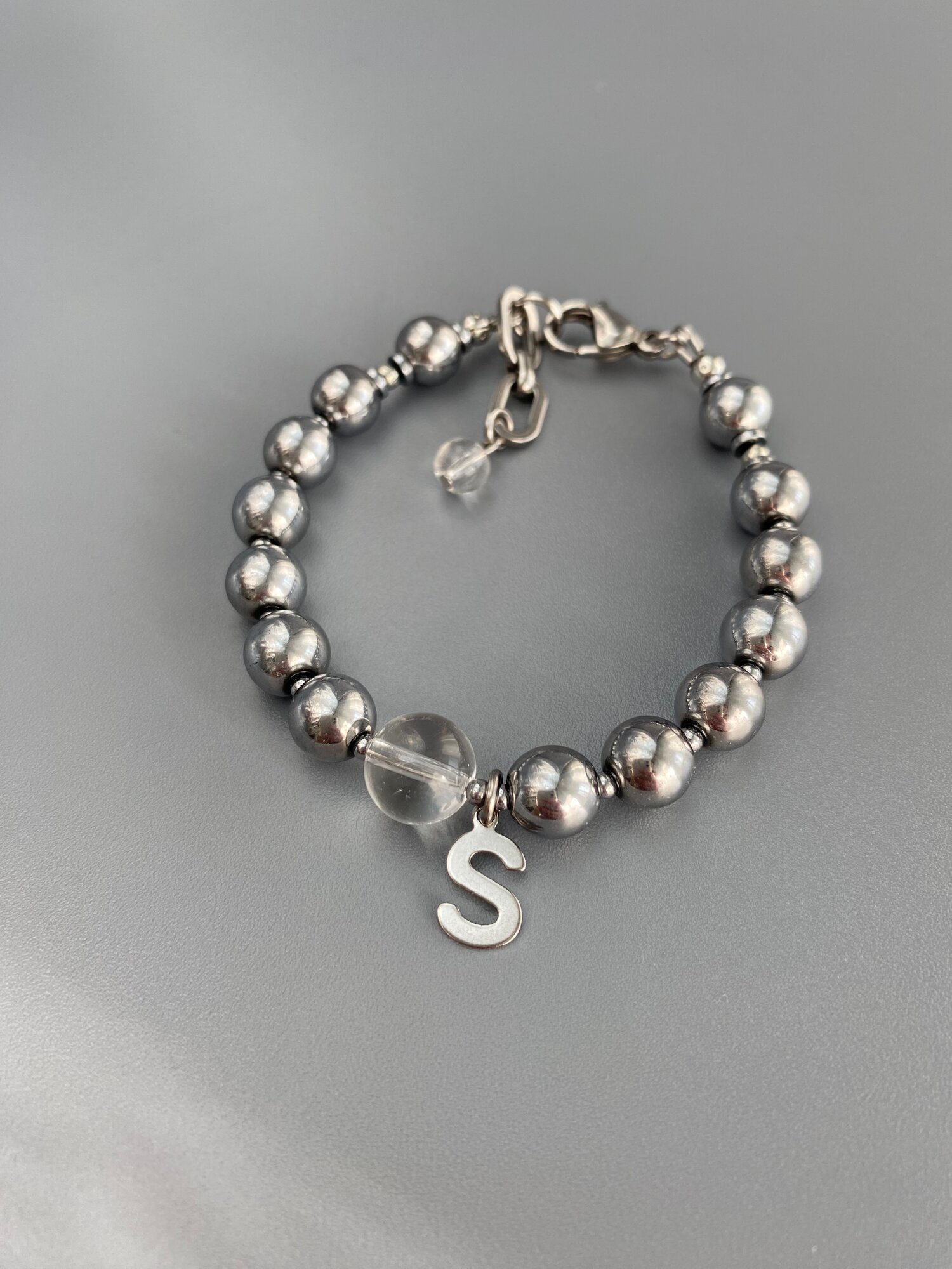 Браслет EL TRO, гематит, стекло