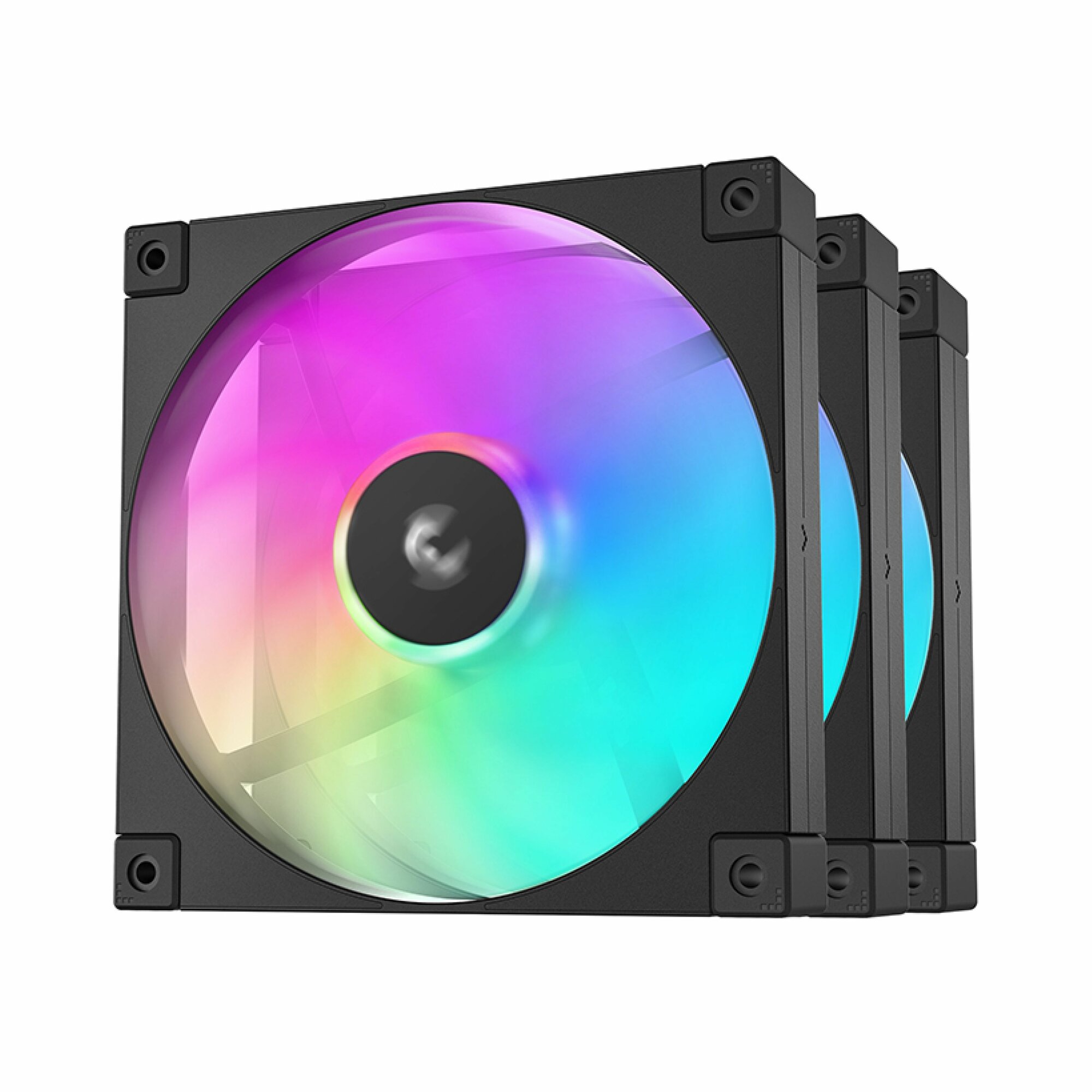 Комплект вентиляторов (3шт.) DEEPCOOL FD14 ARGB-3 IN 1 140x140x25мм (PWM, ARGB, черный, 400-1650об/мин) Color BOX