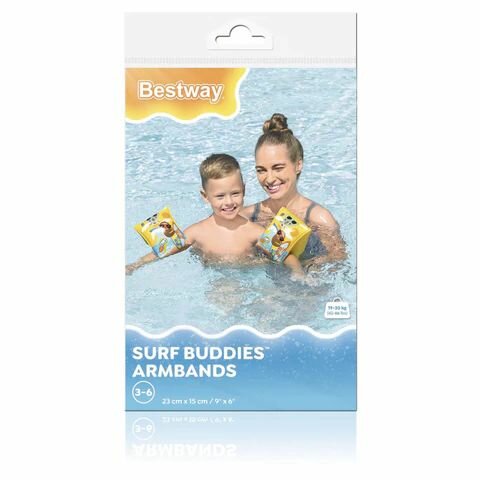 10 шт. Нарукавники для плавания "Серфинг" 23х15 см, 3-6 лет, BESTWAY, 32042