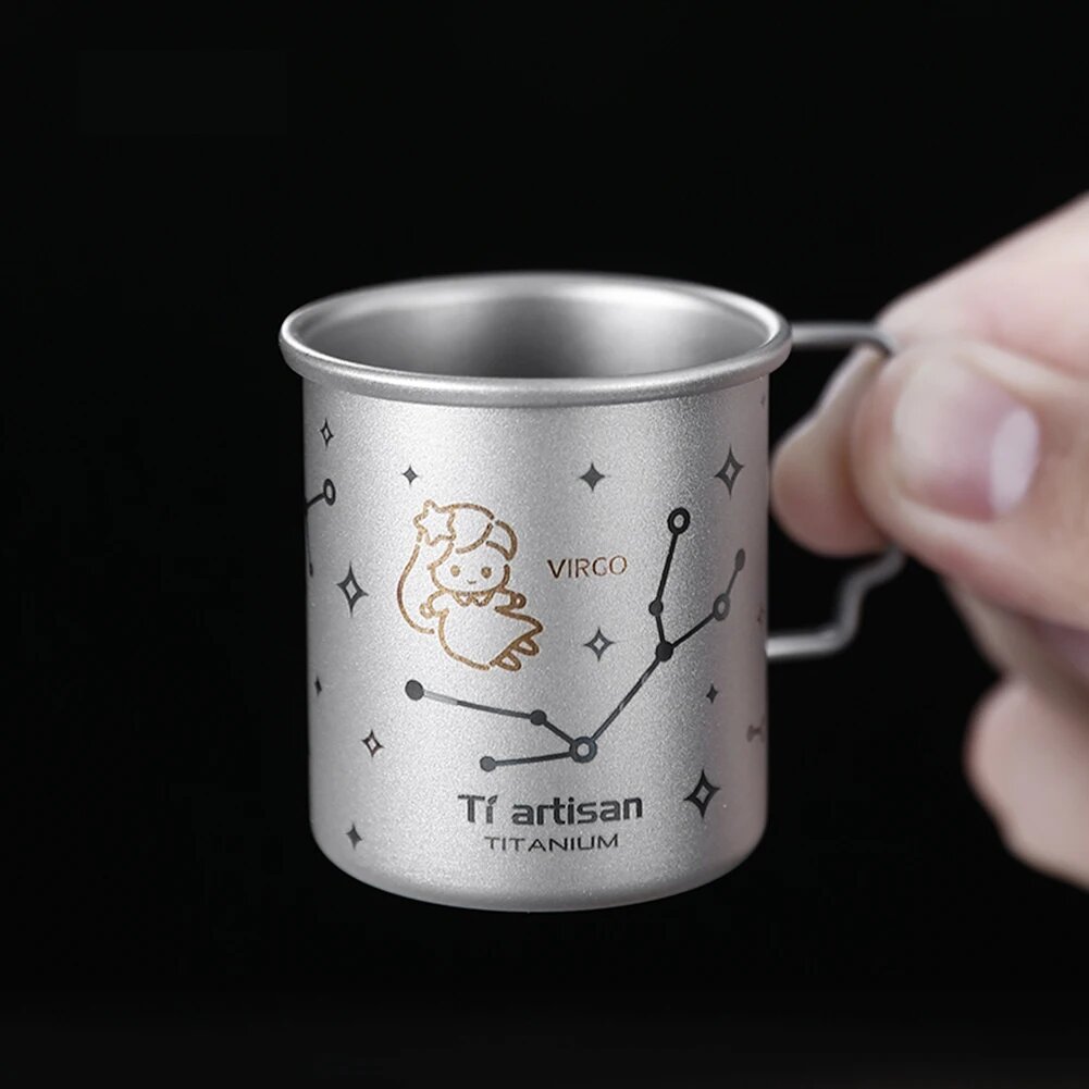 Мини титановая кружка Ti Artisan Virgo 50 мл