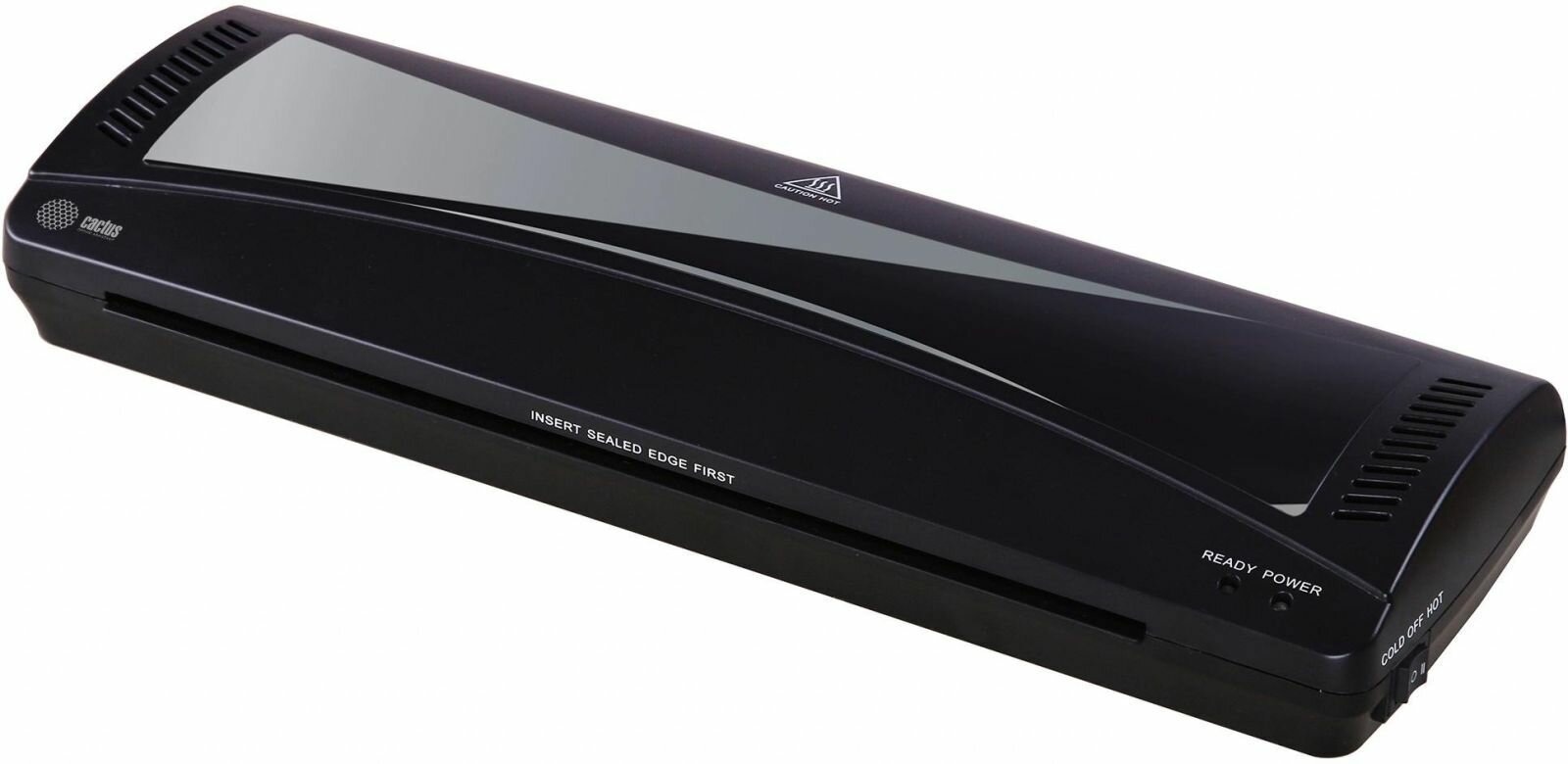 Ламинатор CACTUS черный, A3, 80-125 мкм, 25 см/мин, 2 вала, холодное ламинирование, ламинирование фото (CS-LAB-M5)