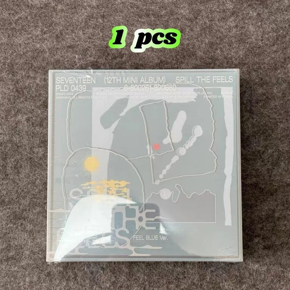 SEVENTEEN - SPILL THE FEELS 12-й мини-альбом (Feel Blue Ver.) Альбом K-Pop CD Корея 2024