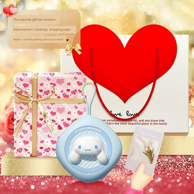 Официальный соглашённый продукт Sanrio: грелка для рук KT Cat Kuromi 2025, новая взрывозащищенная грелка для рук,