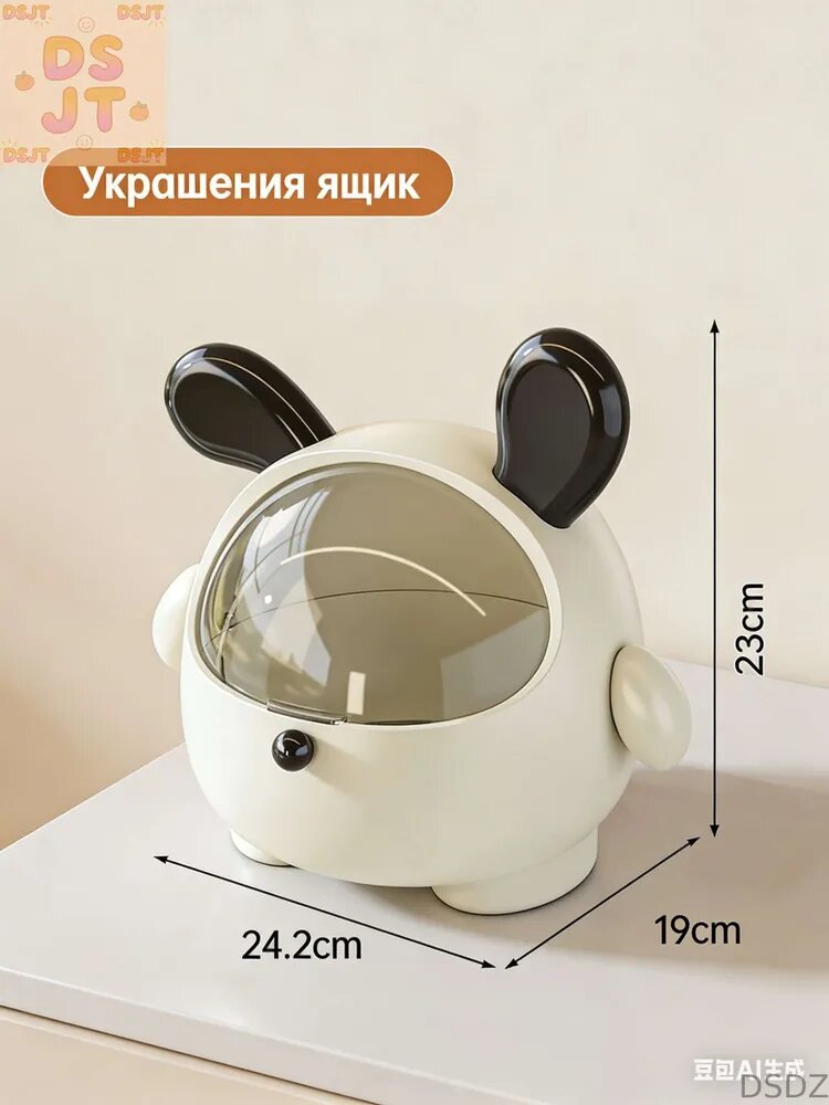 Конфетница, "Модная", овальная, черно-серая, пиафлоровая, диаметр 24см