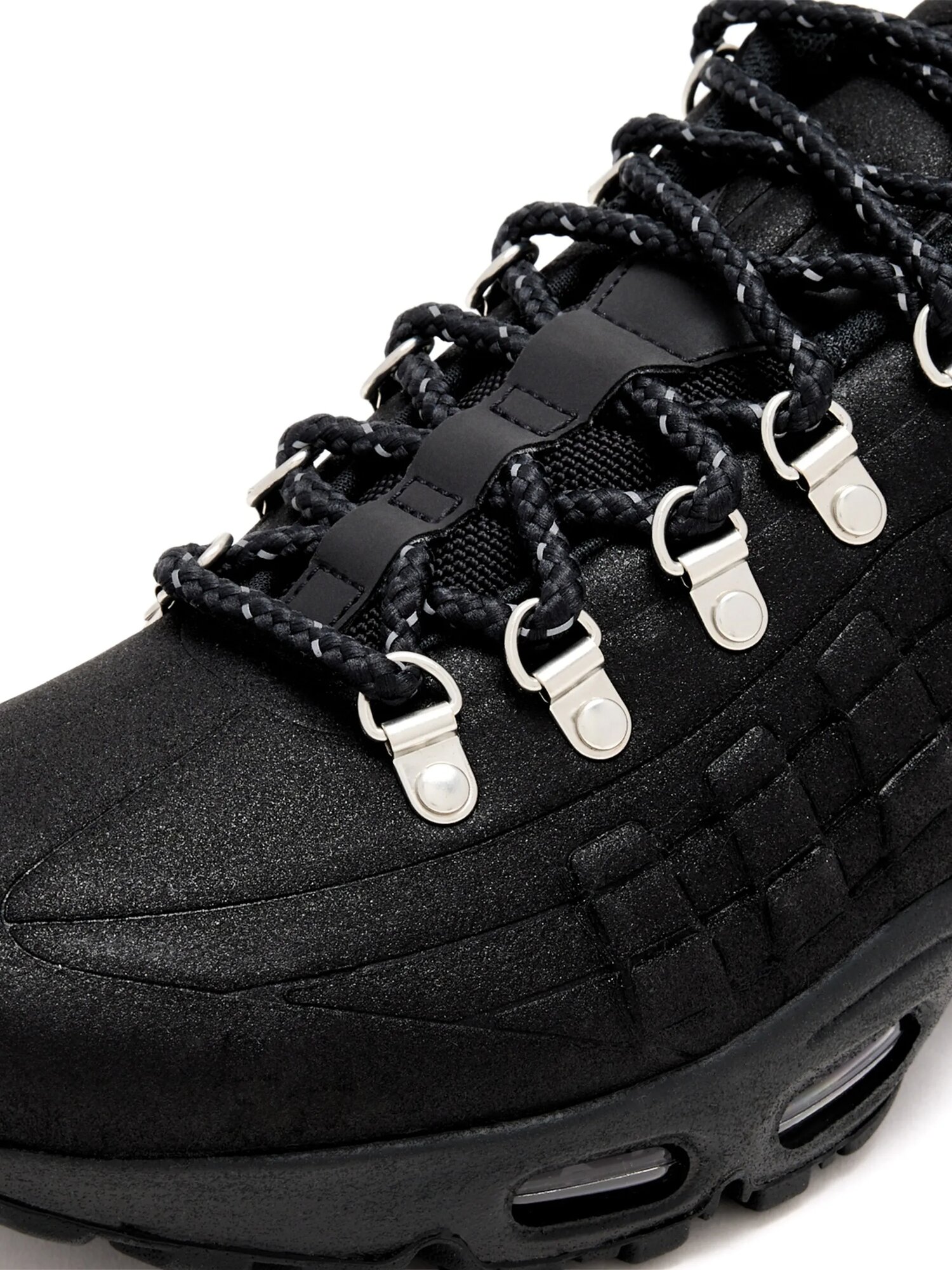 Кроссовки NIKE Air Max 95, размер 10 US, black/black — фото 1