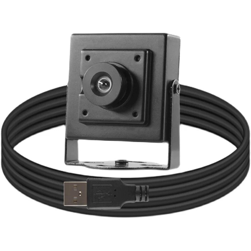 500W Промышленный модуль камеры USB с 2.8 мм объективом, без искажений, угол обзора 90°, готов к работе