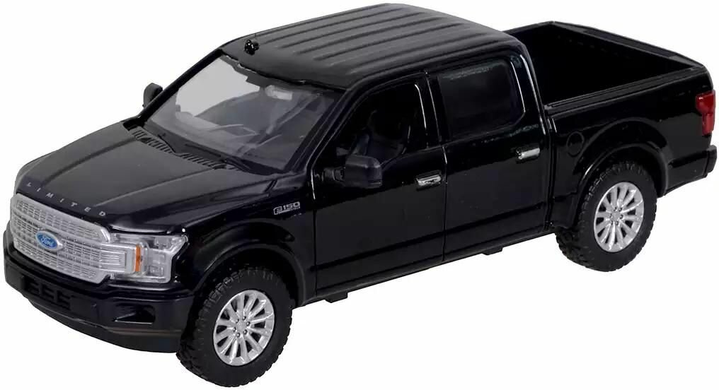 Модель машинки MotorMax Ford F-150 Limited Crew Cab 2019, масштаб 1:27, черная