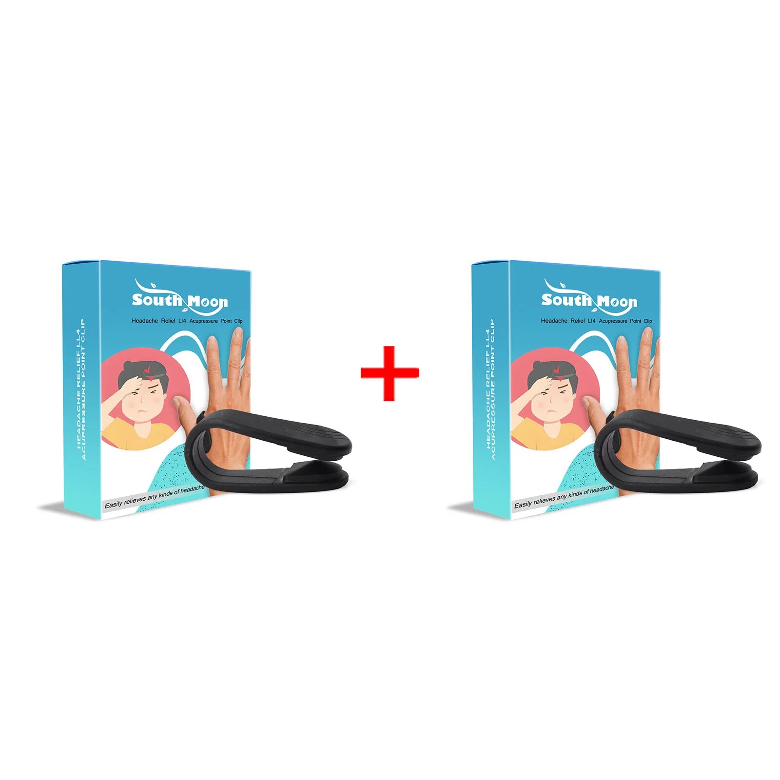Массажный зажим Tiger Point 2pcs Boxed