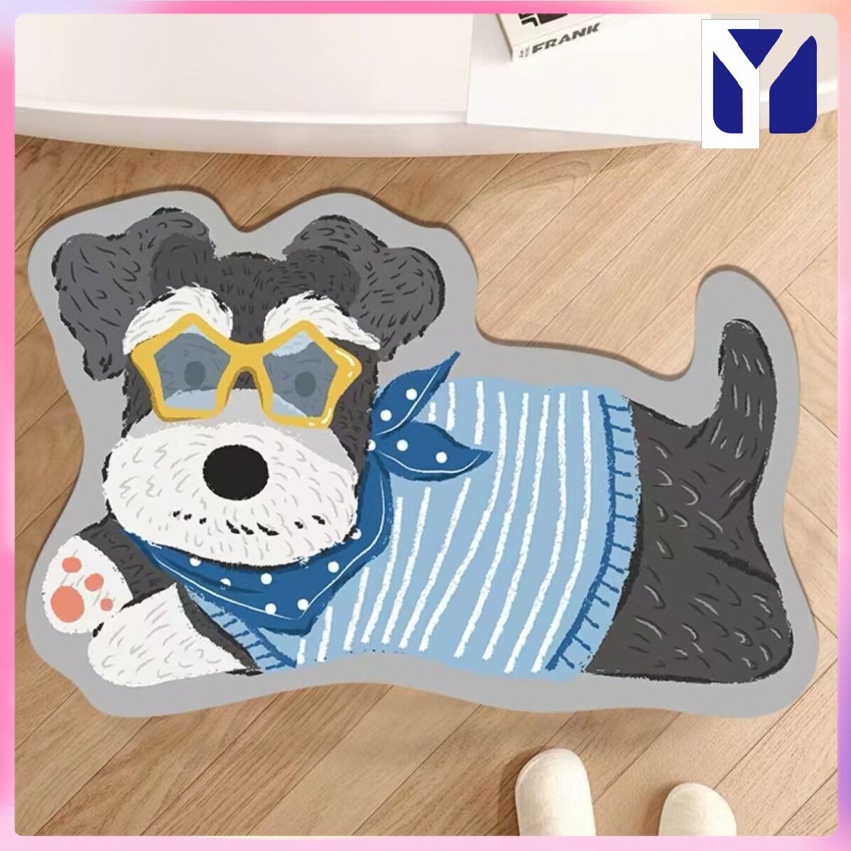 Коврик для ванной комнаты FRAINK Cute Pet Paradise, нескользящий, плотный, 5 моделей