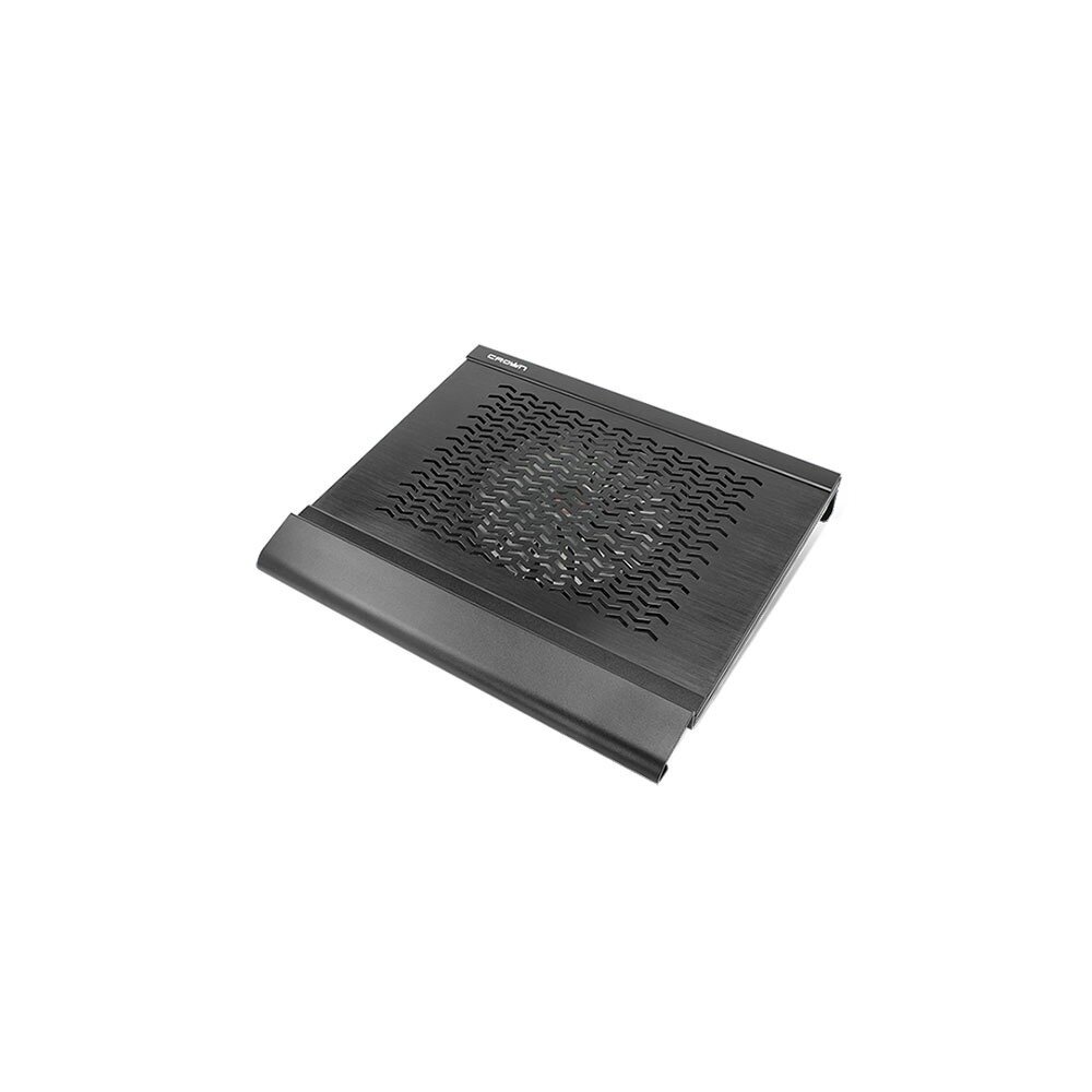 Подставка для ноутбука CROWN CMLC-1000 black&silver (до 15,6" 1 кулер 160мм, материал алюминий 9 мм)