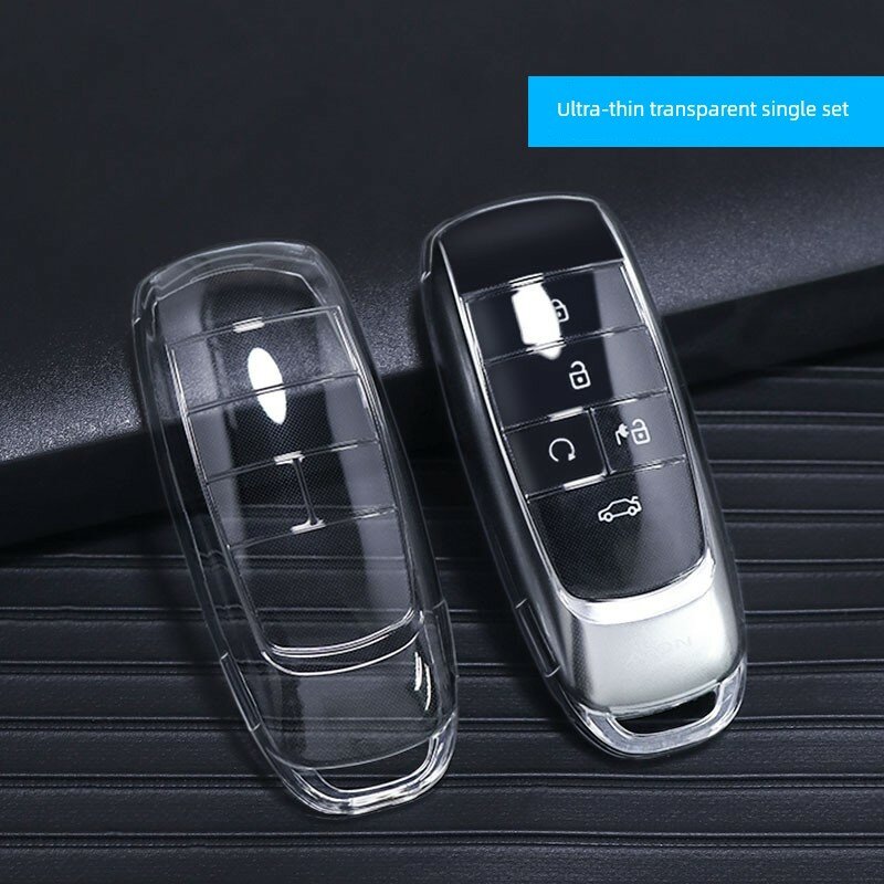 GAC Aion Ультратонкий чехол для брелока на модели S, V, V Plus, прозрачный, одиночный комплект