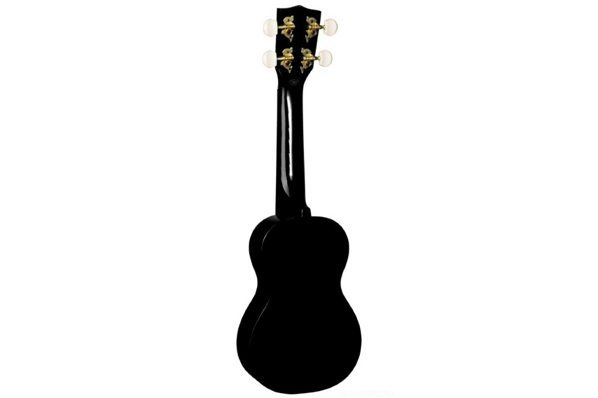 Hamano U2Kit/CBK Black Sparkle сопрано укулеле — фото 1