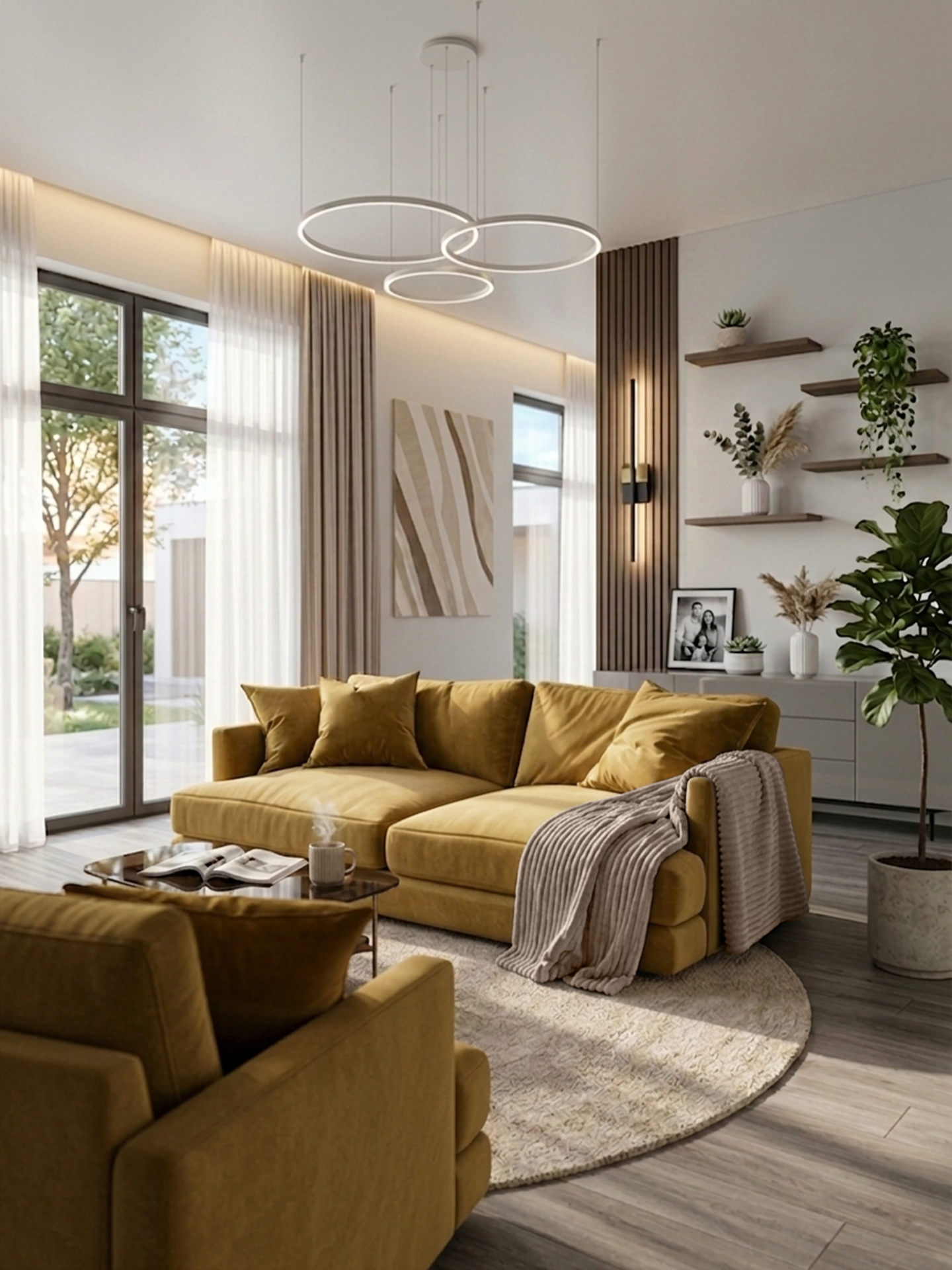 Диван Ибица Velutto 56 NOW 215x116x93 см, желтый Велютто, еврокнижка Фиеста