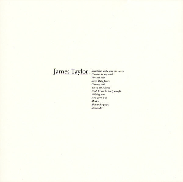 James Taylor. James Taylors Greatest Hits (LP/Виниловая пластинка)