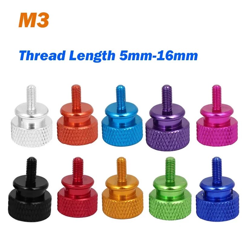 Набор винтов M3x12mm, зеленые, 10 шт
