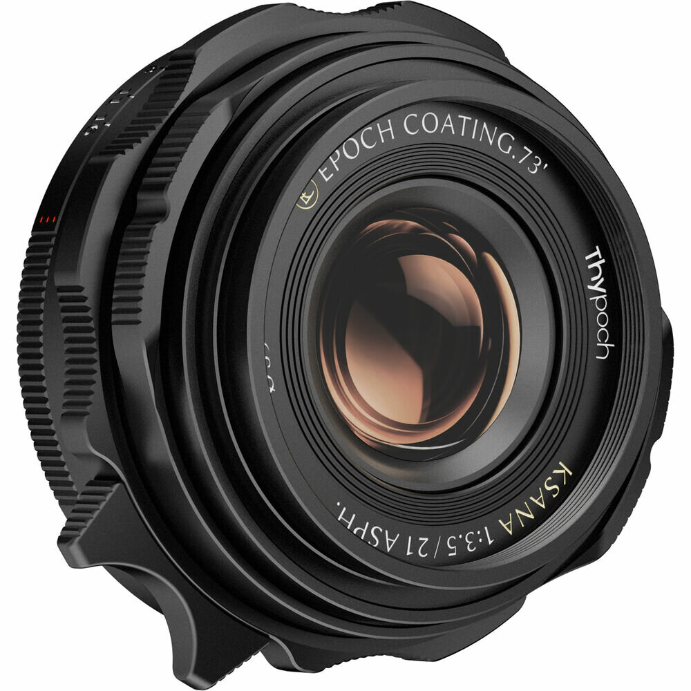 Объектив Thypoch Ksana 21 мм f/3.5 Leica M с блендой (Черный TP-K21M-BLK)