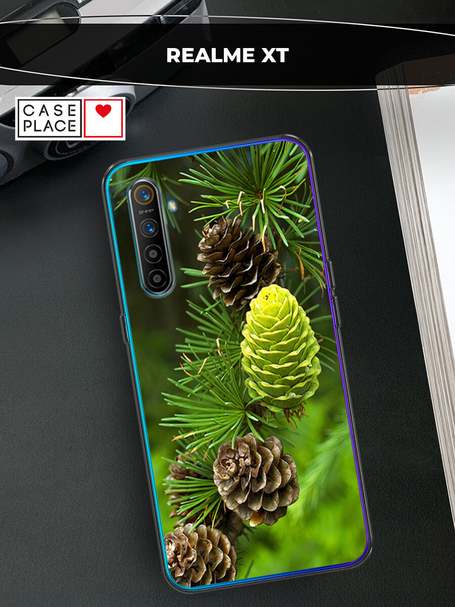 Чехол на Realme XT / Реалми XT с принтом Лес 13