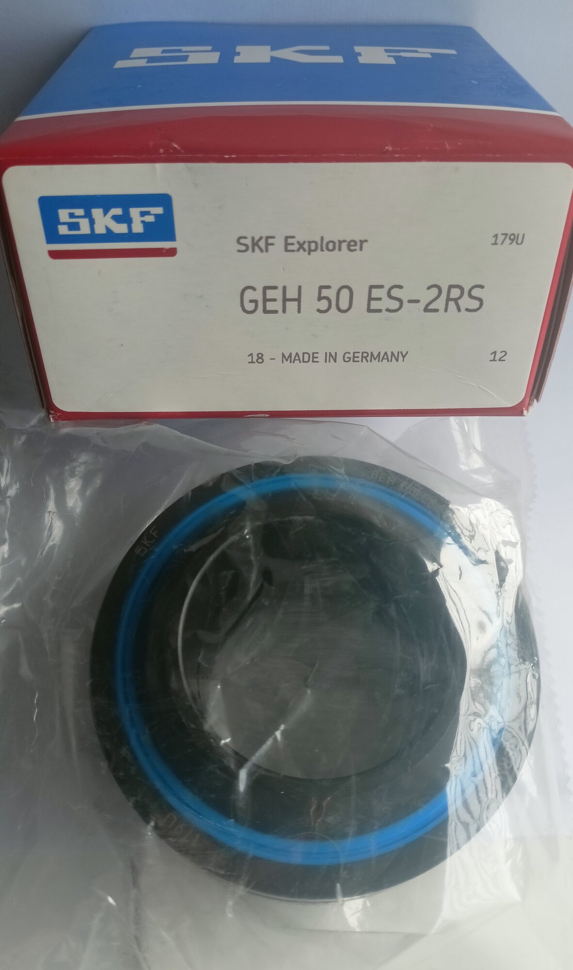 Подшипник SKF GEH 50 ES-2RS радиальный сферический скольжения (50х90х56)