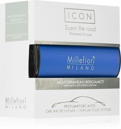 Ароматизатор автомобильный Millefiori Icon Mediterranean Bergamot, 1 шт