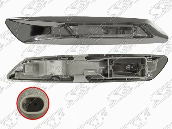 Поворот в SAT ST-444-1415L-AQ крыло BMW 5-Series 09-13 Левый