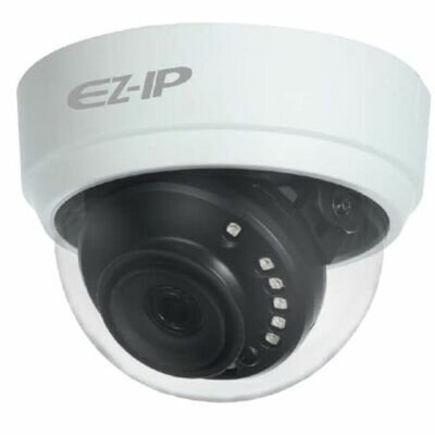 Уличная AHD 2Мп Камера EZ-IP (Dahua) EZ-HAC-D1A21P-0280B Аналоговая видеонаблюдения с ИК-подсветкой до 20м. Разъем BNC. Мультиформатная, ночная съемка, датчик движения